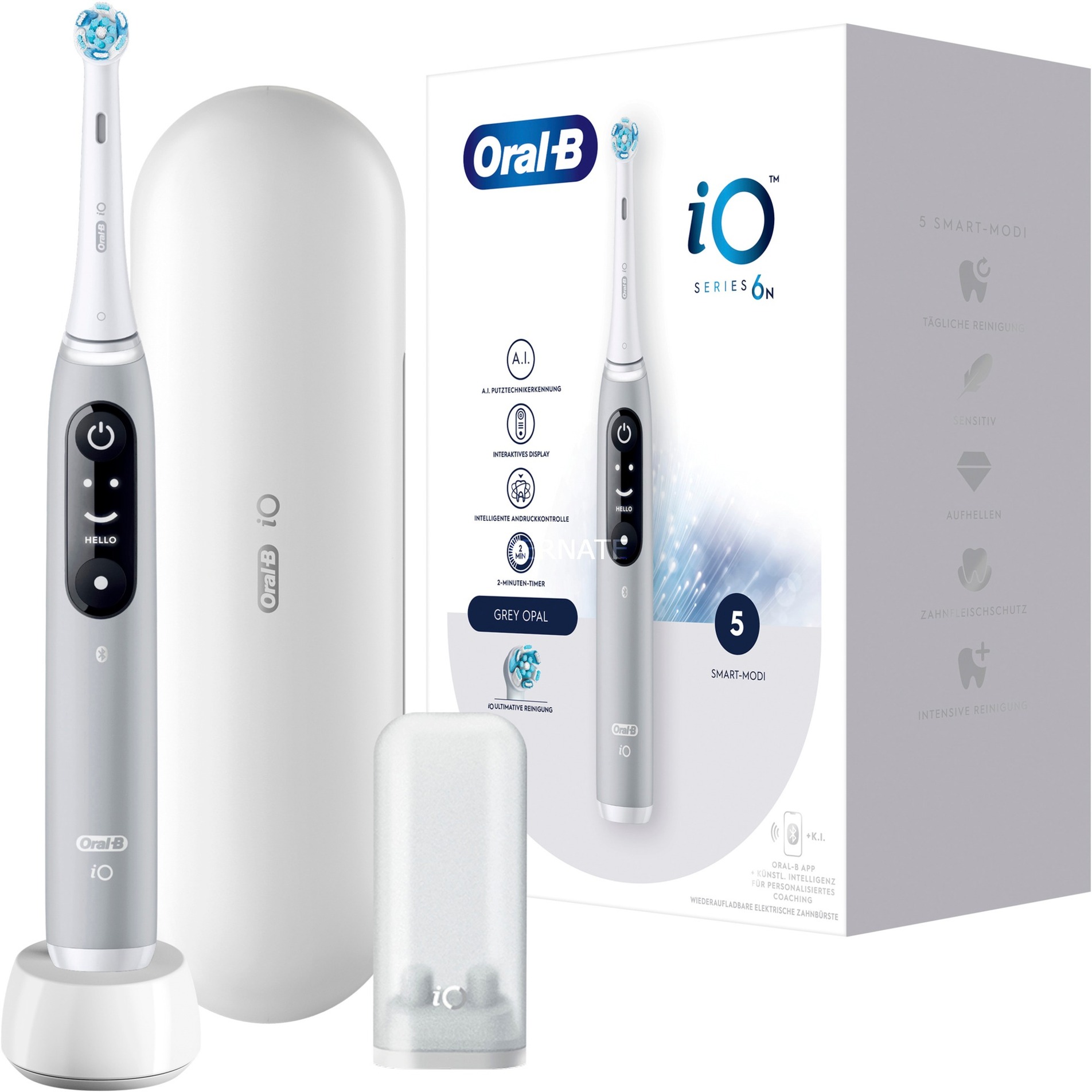 Oral-B 445258 - Oral-B Io Serie 6 Grigio + Custodia